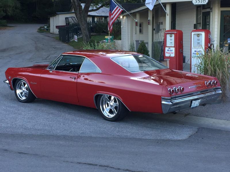 New Wheels on my 65! - Chevy Message Forum - Restoration and Repair Help