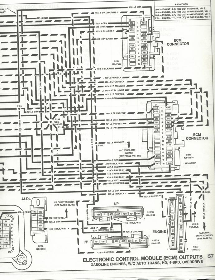 Diagrama de fiação ECM 2008 chevy silverado